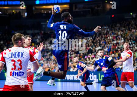 France's Dika Mem in action during the preliminary round group C match ...