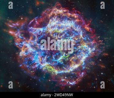 Cassiopeia A, Cas A, Supernova Remnant Stock Photo - Alamy