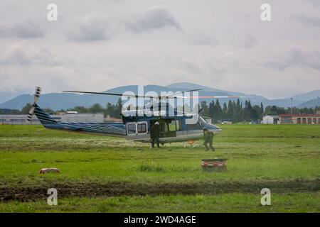 Bell 412EP Huey Utility helicopter operated by the Czech Republic ...