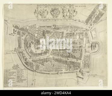Map of Franeker, 1598, The Netherlands Stock Photo - Alamy