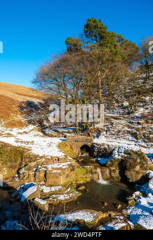 Three Shires also known as Three Shire Heads / Three Shires Bridge a ...