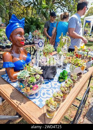Potted plants on sale at an open air market in Bergen, Norway Stock ...
