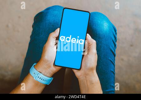 Brazil. 18th Jan, 2024. In this photo illustration, the Akamai Technologies logo is displayed on ...