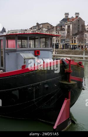 The quays of Meuse river, Verdun, Meuse, Grand-Est Region, France Stock ...