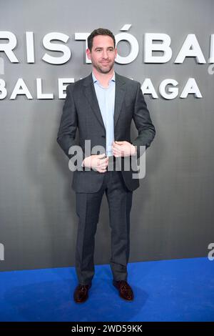 Madrid. Spain. 20240118, Adam Quintero attends ‘Cristobal Balenciaga ...