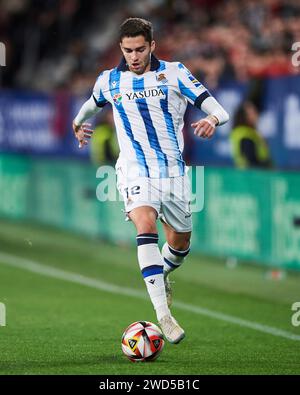 Arsen Zakharyan of Real Sociedad during the Spanish championship LaLiga ...