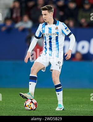 Benat Turrientes of Real Sociedad during the La Liga EA Sports match ...