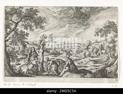 Birth of Adonis, Hans Bol, Anonymous, c. 1550 - c. 1650 Stock Photo - Alamy