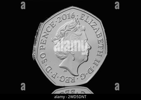 50 pence coin featuring Jemima Puddleduck by Beatrix Potter. The ...