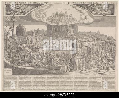 Tabula Cebetis, anonymous, after Jacob Matham, after Hendrick Goltzius, 1640 print Cebes table ...