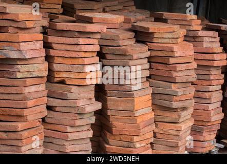 Load of bricks in stock for construction purpose Stock Photo - Alamy
