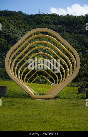 Yeliou Geopark in Taiwan on a sunny day Stock Photo - Alamy