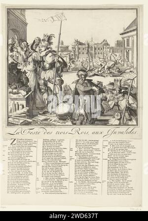 Cartoon on Louis XIV and the Dauphin, 1689, Anonymous, After Romeyn de ...