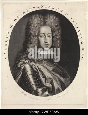 Portrait of Emperor Charles VI, Pieter van Gunst, After Frans van ...