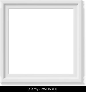 Minimalist square wooden frame. Vector Stock Vector Image & Art - Alamy