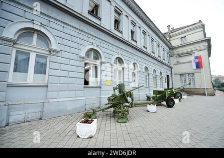 The Socialist federal republic of Yugoslavia building in Novi Sad ...