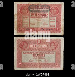 An old Austria Hungary krone banknote Stock Photo - Alamy