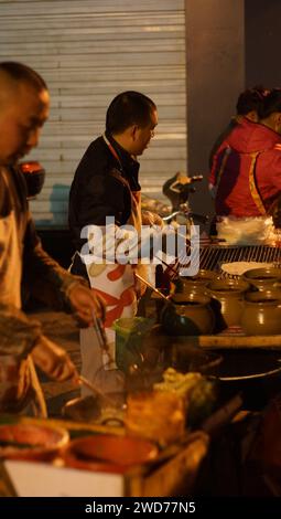 night market in Kunming Stock Photo - Alamy