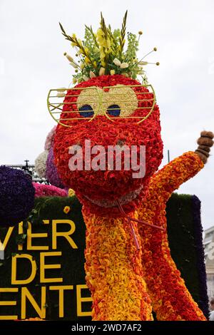 Holland, Lisse, Sassenheim, April Flower Festival, , a float showing ...