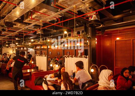 Battersea Power Station Arcade Food Hall in London UK Stock Photo - Alamy