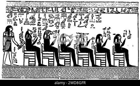 20 The Egyptian Heaven and Hell, v1 0041 Stock Photo - Alamy