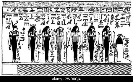 20 The Egyptian Heaven and Hell, v1 0042 Stock Photo - Alamy