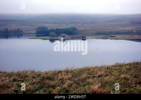 Grimwith House Reflected in the Still Waters of Grimwith Reservoir in ...