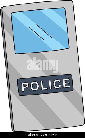 Police Station Cartoon Colored Clipart Stock Vector Image & Art - Alamy