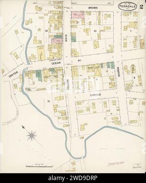 This 1889 Sanborn Fire Insurance Map shows the city block between Front ...
