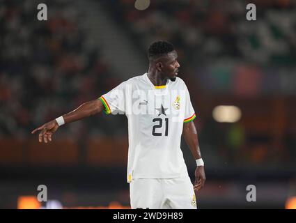 January 18 2024: Salis Abdul Samed (Ghana) looks on during a African ...