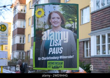 Kandidatin Lisa Paus, Wahlplakat der Grünen zur Bundestagswahl in ...