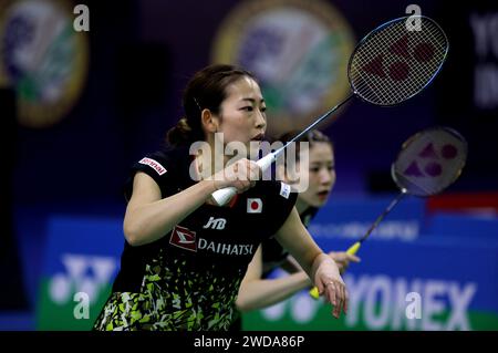 Japan's Chiharu Shida during her match against Estonia's Kati-Kreet ...