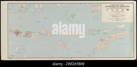 Lesser Sunda Islands, distribution of population , Population density ...