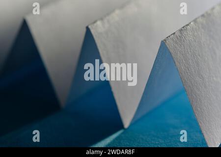 Abstract sharp triangular lines in closeup Stock Photo - Alamy
