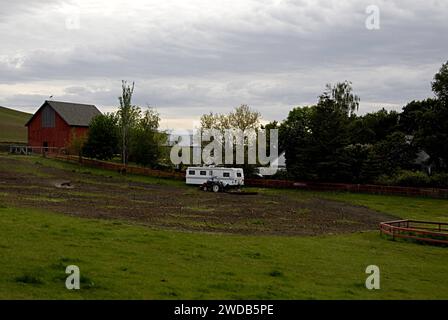 GENESEE/IDAHO /USA-Farmland srounding genesee in idaho states 25 May ...