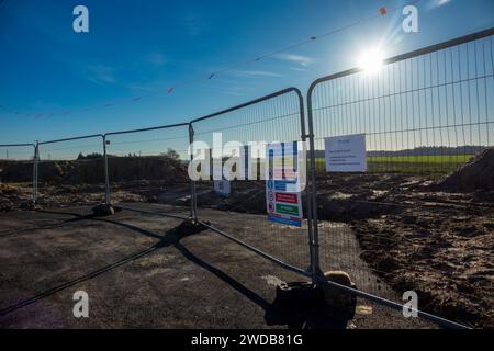 The Hornsea Three onshore cable corridor Stock Photo - Alamy