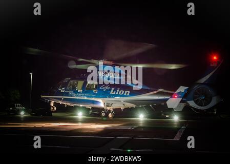 Penn State, Life Lion, medivac emergency rescue helicopter Stock Photo ...