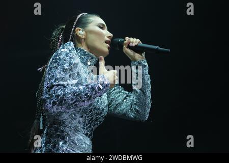The singer India Martinez during a performance at the INVERFEST WiZink ...