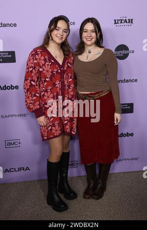 Utah. 18th Jan, 2024. Cecilia Bartin, Anna Chellis, Maddie Rowan at ...