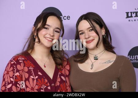 Utah. 18th Jan, 2024. Cecilia Bartin, Anna Chellis, Maddie Rowan at ...