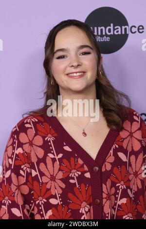 Utah. 18th Jan, 2024. Cecilia Bartin, Anna Chellis, Maddie Rowan at ...