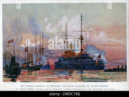 Charles Edward Dixon HMS Prince George 1701 Battle of Malaga HMS Duke ...