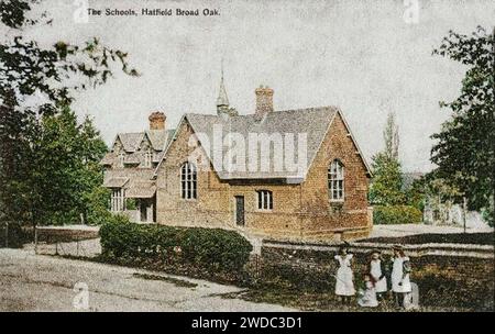Hatfield Broad Oak The Schools Essex England 1905 Stock Photo - Alamy