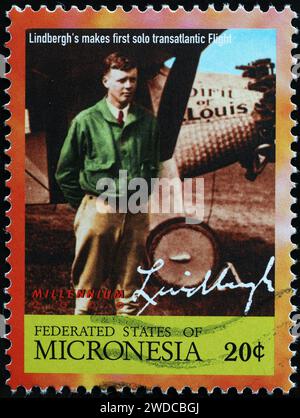 Charles Lindbergh and the Spirit of Saint Louis Stock Photo - Alamy