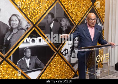 Alfred Liggins III CEO Urban One & His Wife at the 2019 Urban One ...