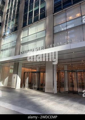 Neuberger Berman Group LLC, building headquarters exterior, 1290 Avenue of the Americas, New ...