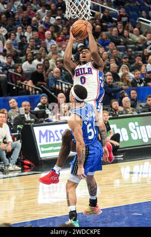Philadelphia 76ers guard Tyrese Maxey (0) celebrates after defeating ...