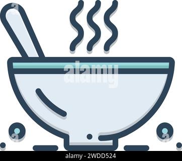 Icon for chowder,bowl Stock Vector Image & Art - Alamy