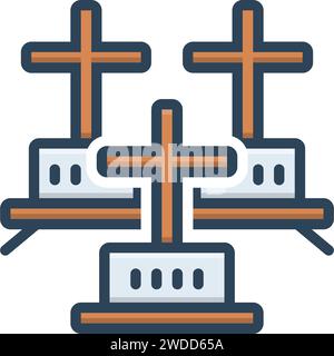 Icon for cemeteries,graveyard Stock Vector Image & Art - Alamy