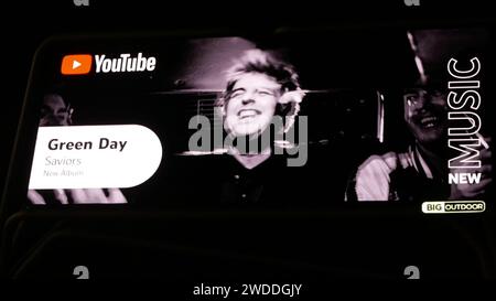 Los Angeles, California, USA 19t January 2024 Green Day New Saviors ...